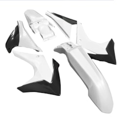 Kit Plástico Ttr 230 Amx Preto Branco