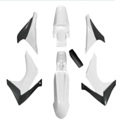 Kit Plástico Crf 230 Amx Select Branco