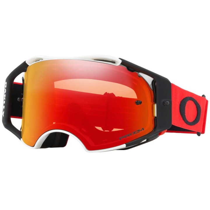 Óculos Oakley Airbrake Mx Red White Prizm Torch Vermelho